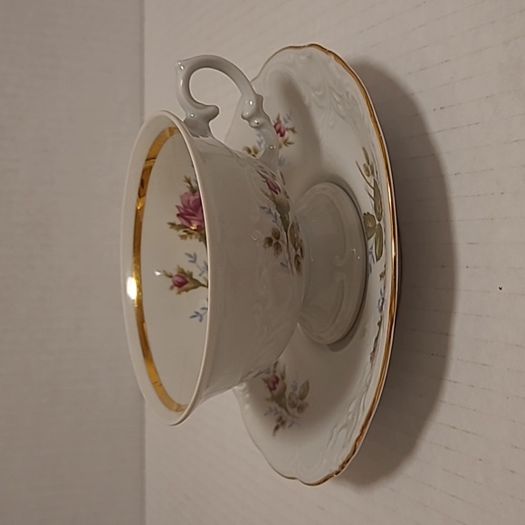 Dining | Wawel Rose Pattern Teacup And Saucer | Poshmark